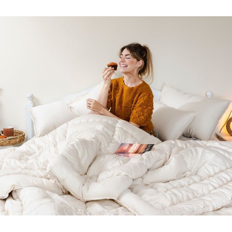 Couette en laine | Couette en laine climat doux | laine-et-compagnie.fr